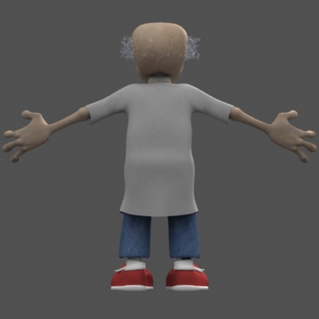 3d Model Mad Scientist