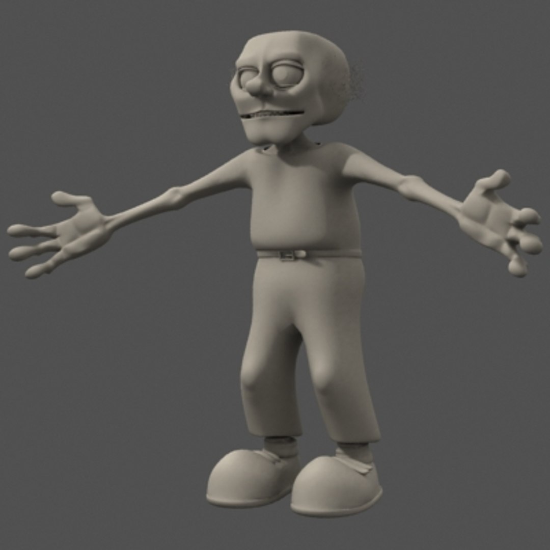 3d Model Mad Scientist