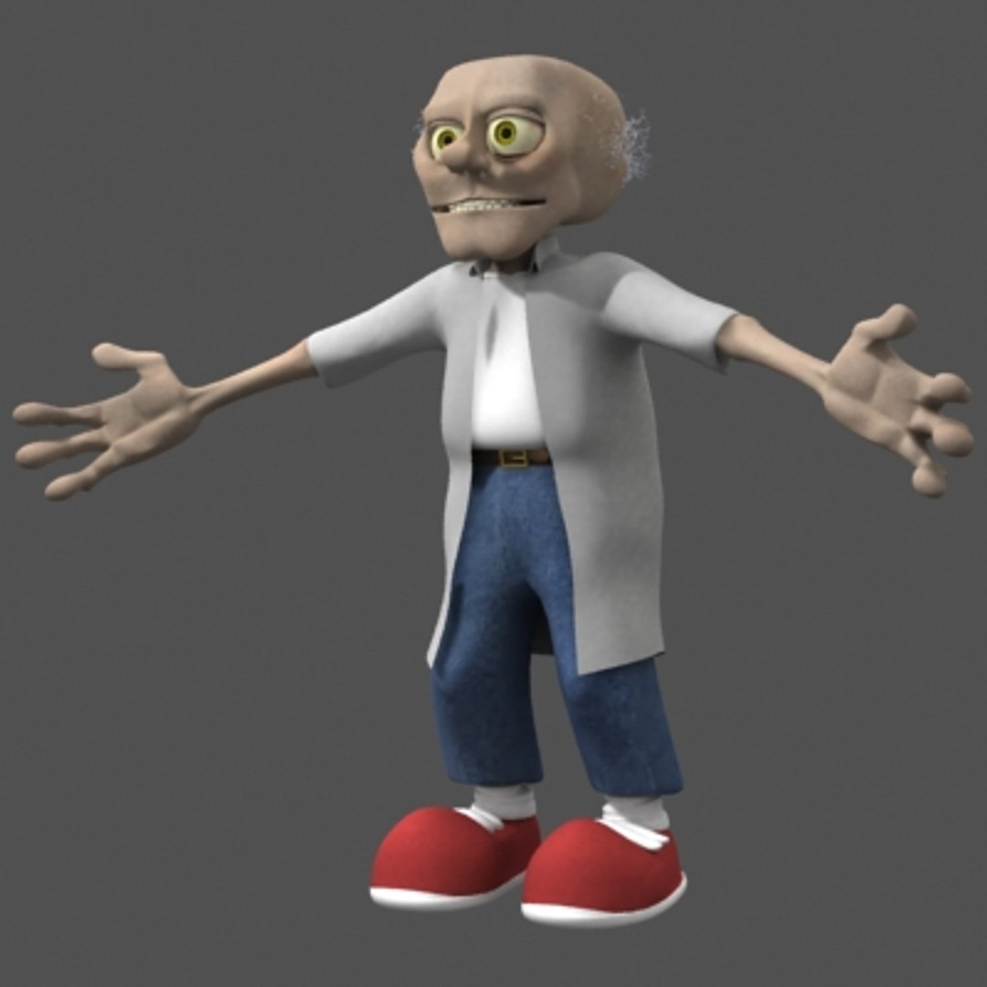 3d Model Mad Scientist