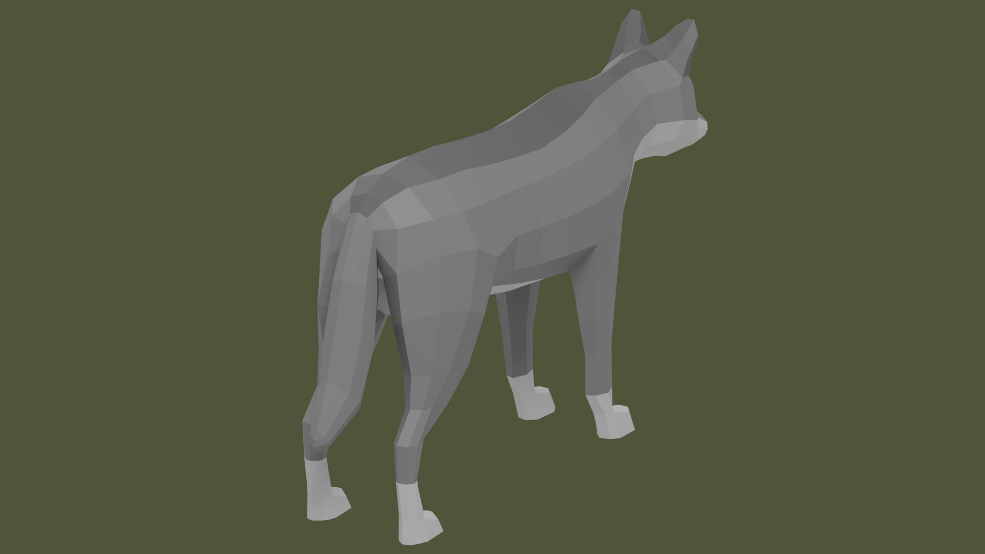 Stylized Lowpoly WOLF Model - TurboSquid 2121959