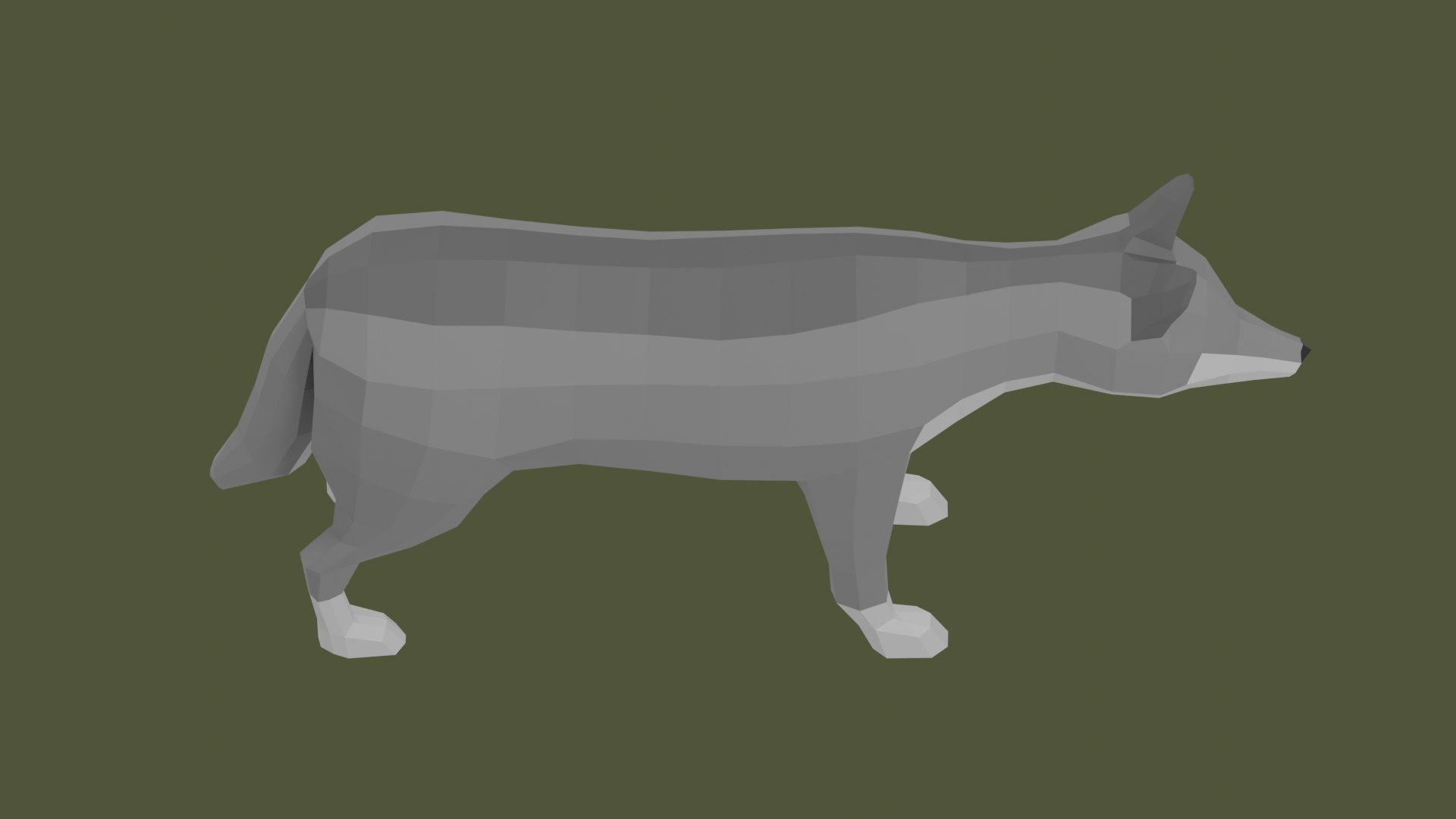 Stylized Lowpoly WOLF Model - TurboSquid 2121959