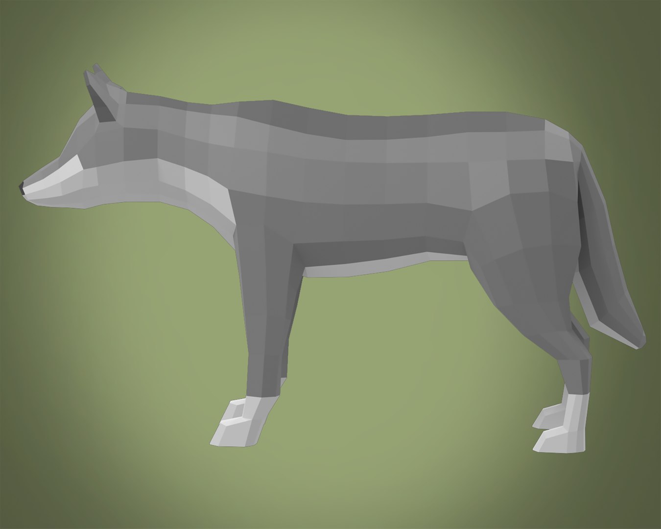 Stylized Lowpoly WOLF Model - TurboSquid 2121959