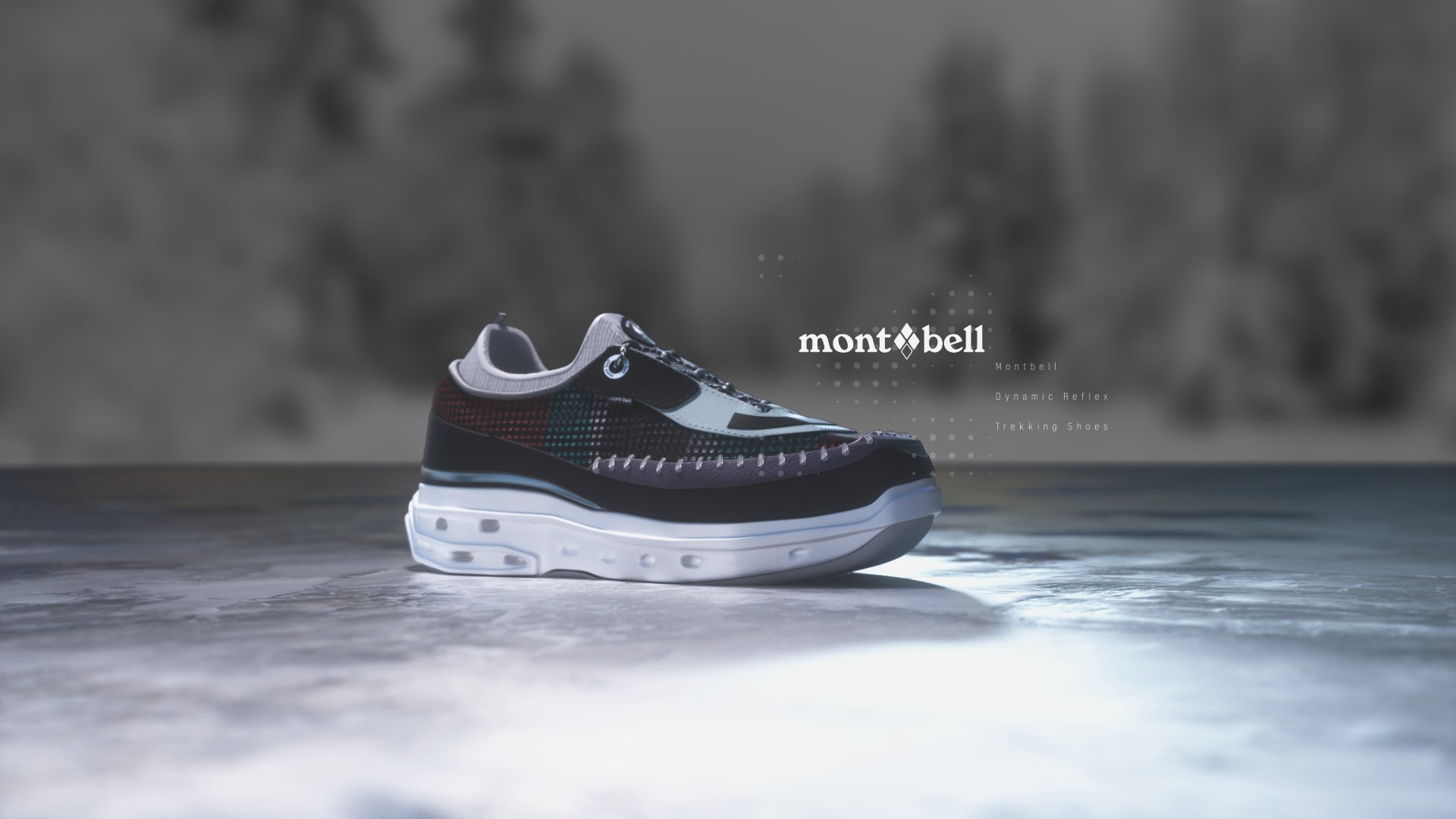 modelo 3d Trekking shoes monbell - TurboSquid 2086000