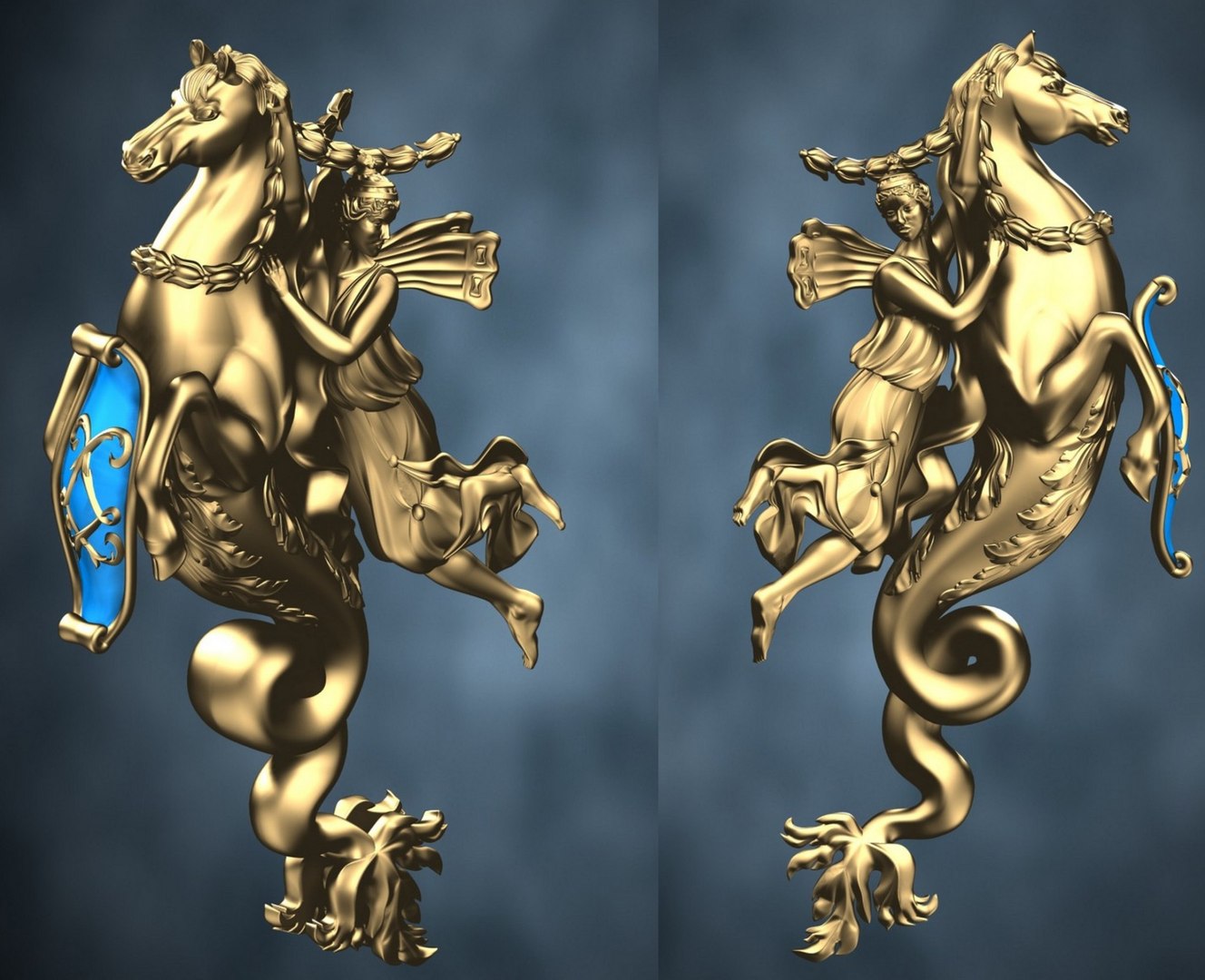 Figurehead Soleil Royal 1670 3D Model - TurboSquid 2084523