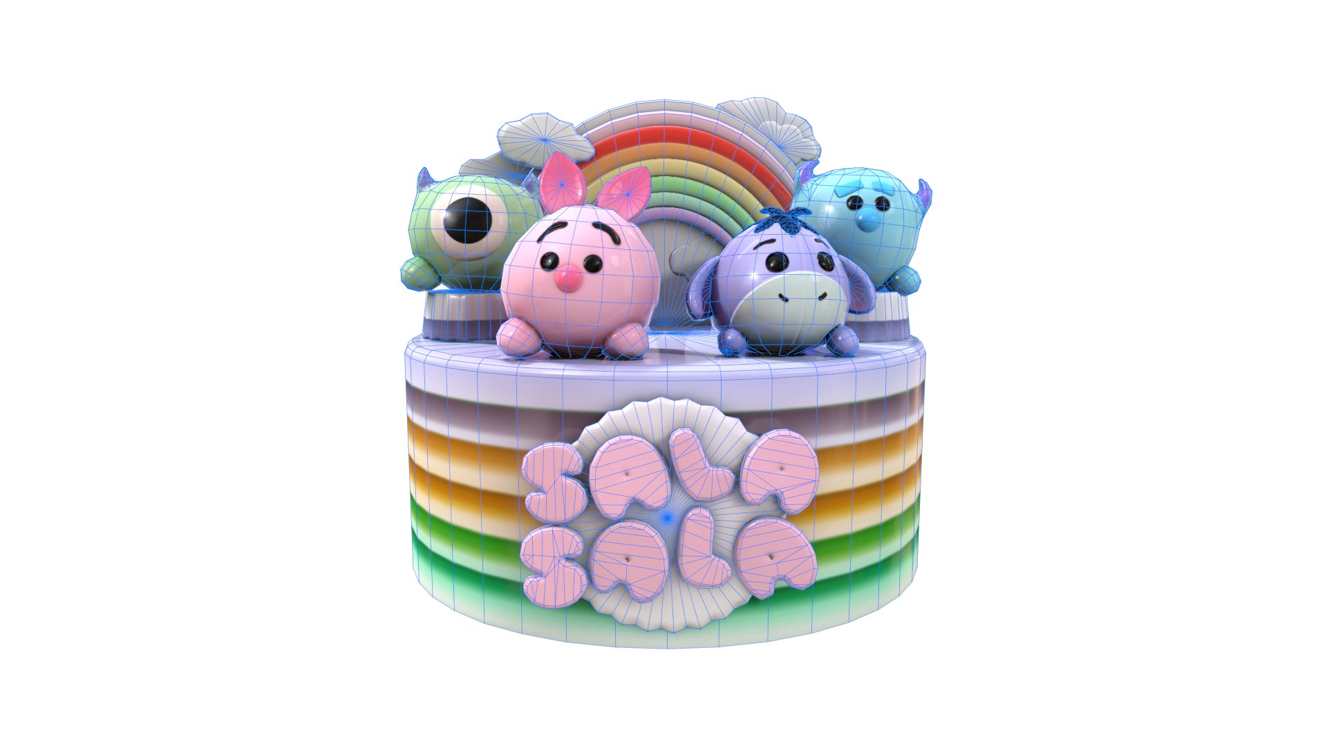 3D JellyCake Model - TurboSquid 2024248