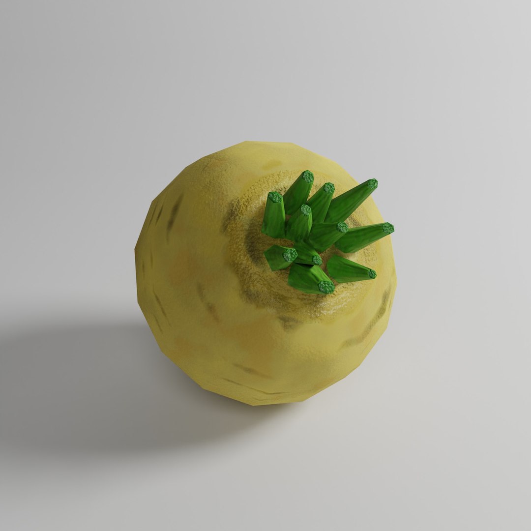 Turnip 3D Model - TurboSquid 1832607