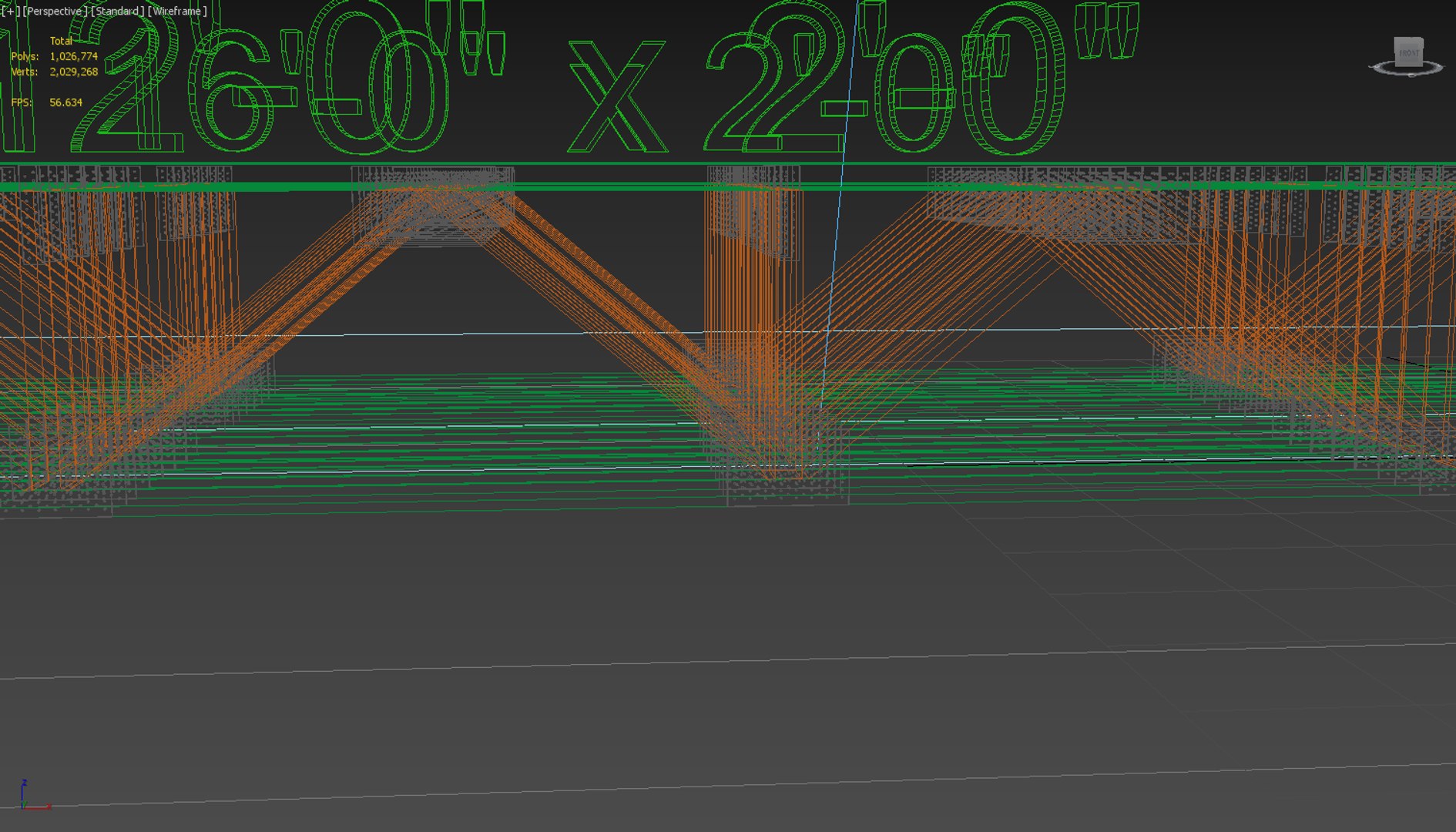 3D Model Wooden Trusses Warren Style - TurboSquid 1413338