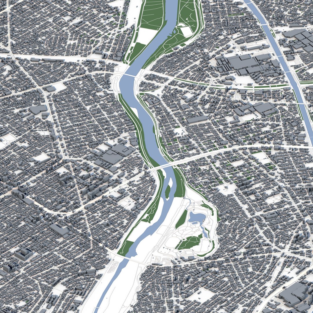 3D Nagoya City Japan - TurboSquid 2397614