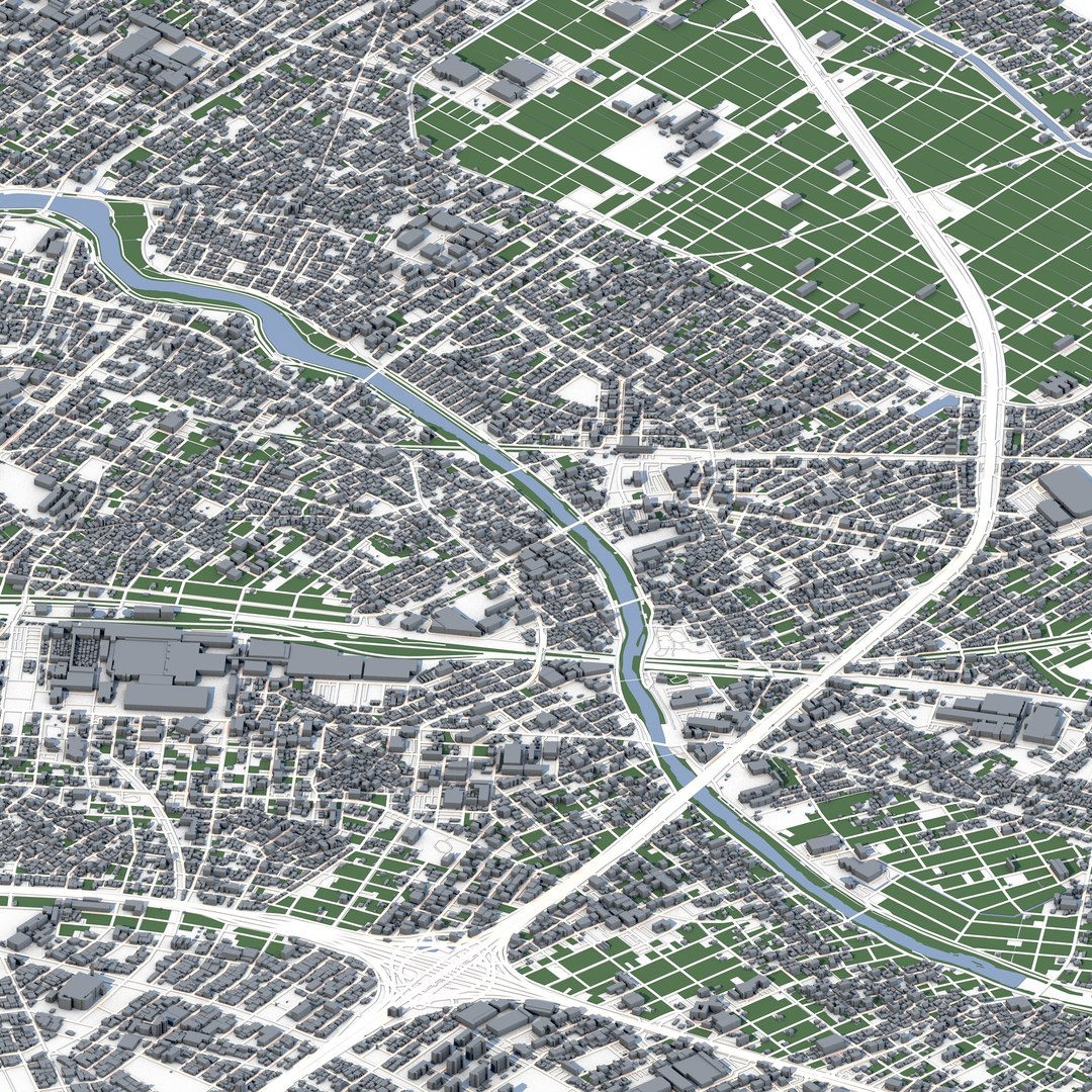 3D Nagoya City Japan - TurboSquid 2397614