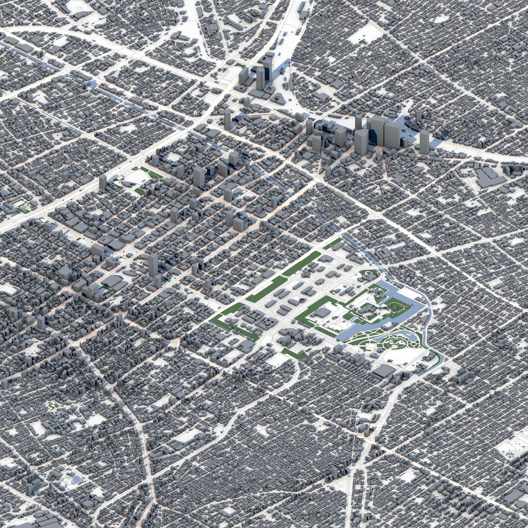 3D Nagoya City Japan - TurboSquid 2397614