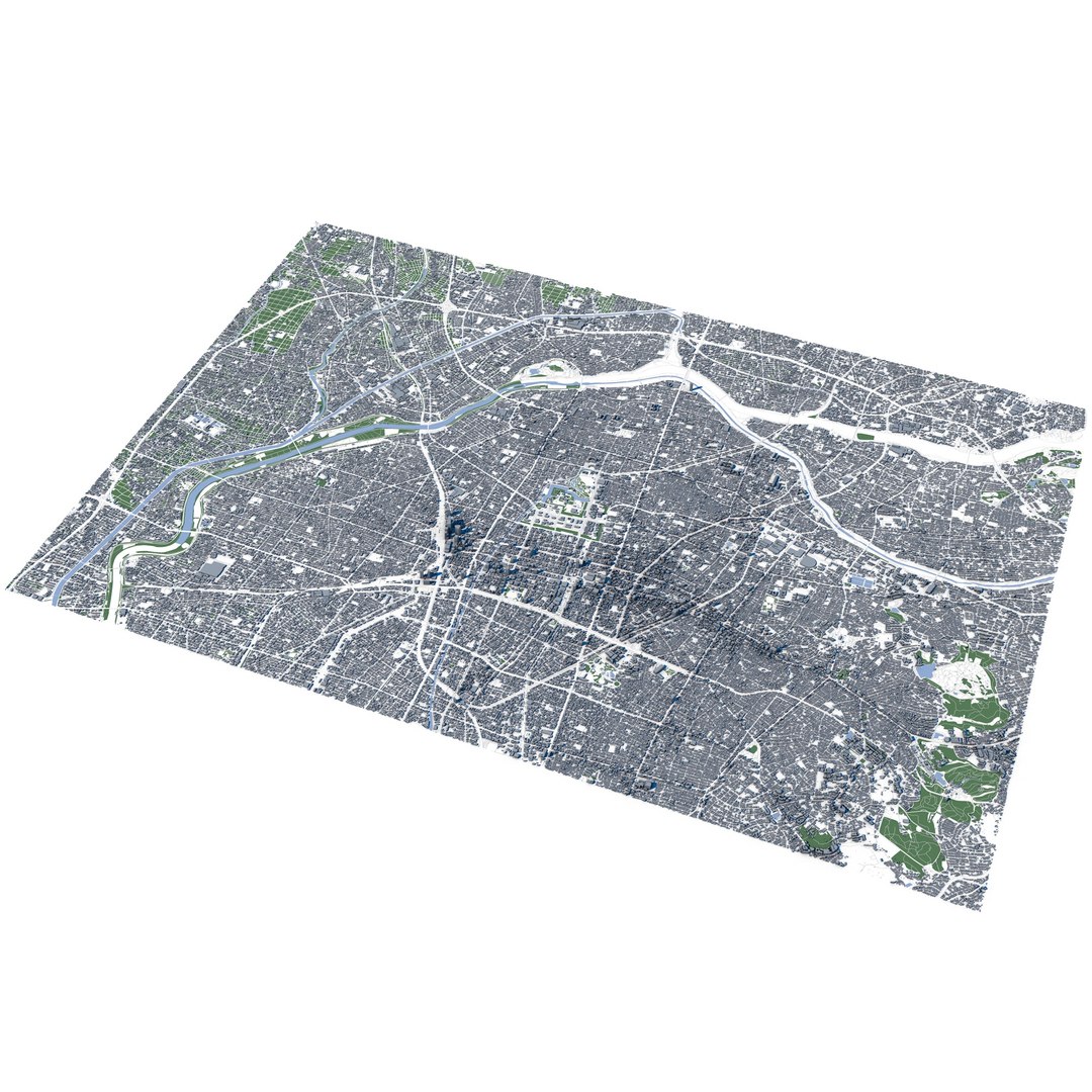 3D Nagoya City Japan - TurboSquid 2397614