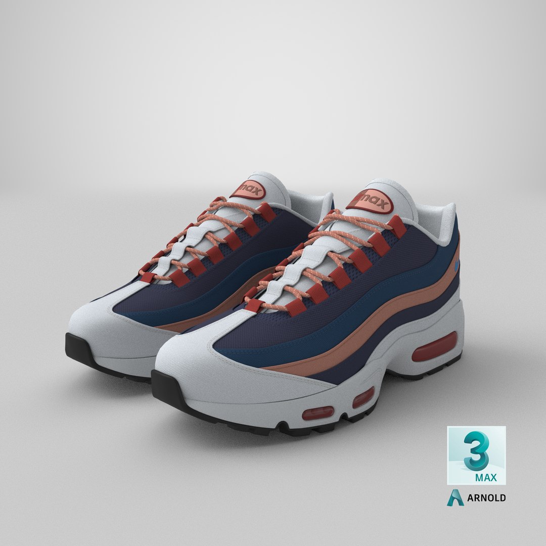 Nike Air Max 95 Multicolor 3D Model - TurboSquid 1975707
