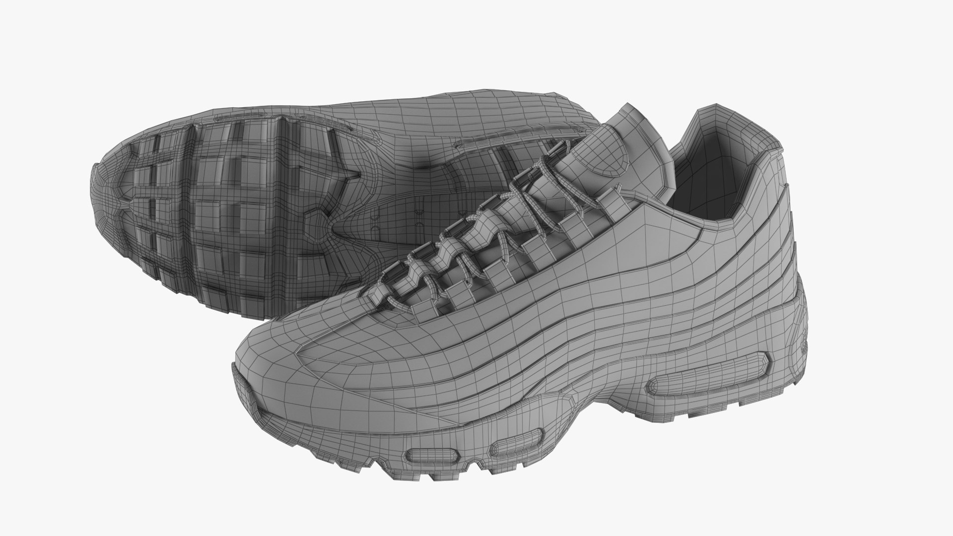 Nike Air Max 95 Multicolor 3D Model - TurboSquid 1975707