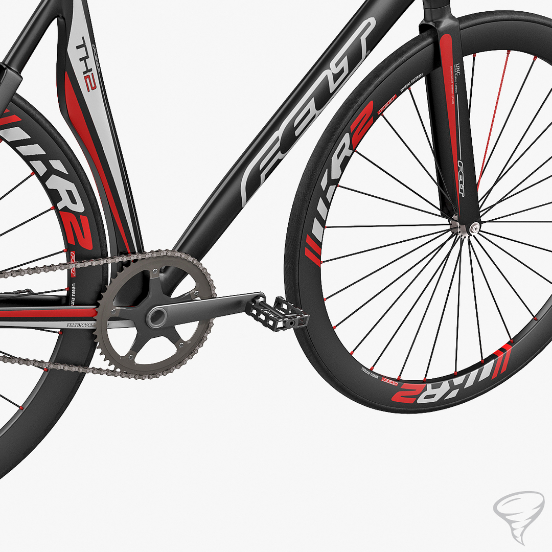 felt track bike tk2 3d max