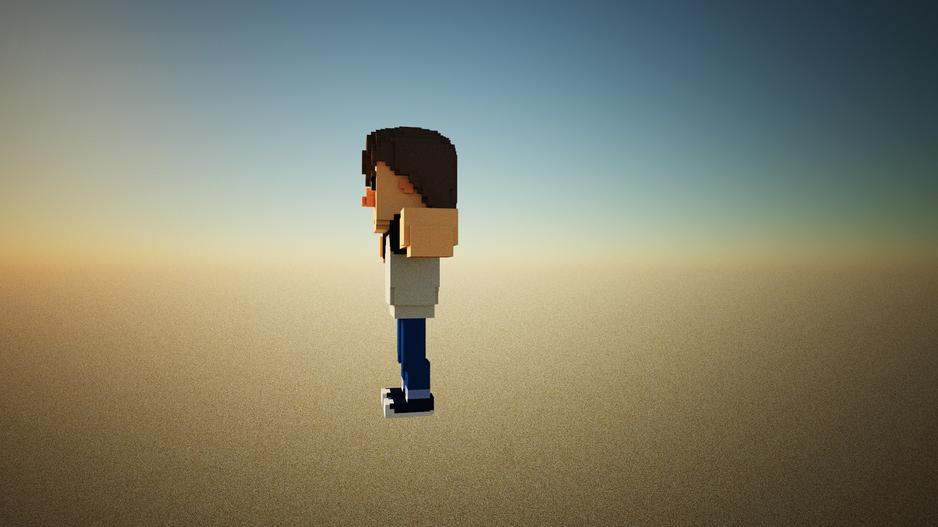 Voxel Man Model - TurboSquid 1831698