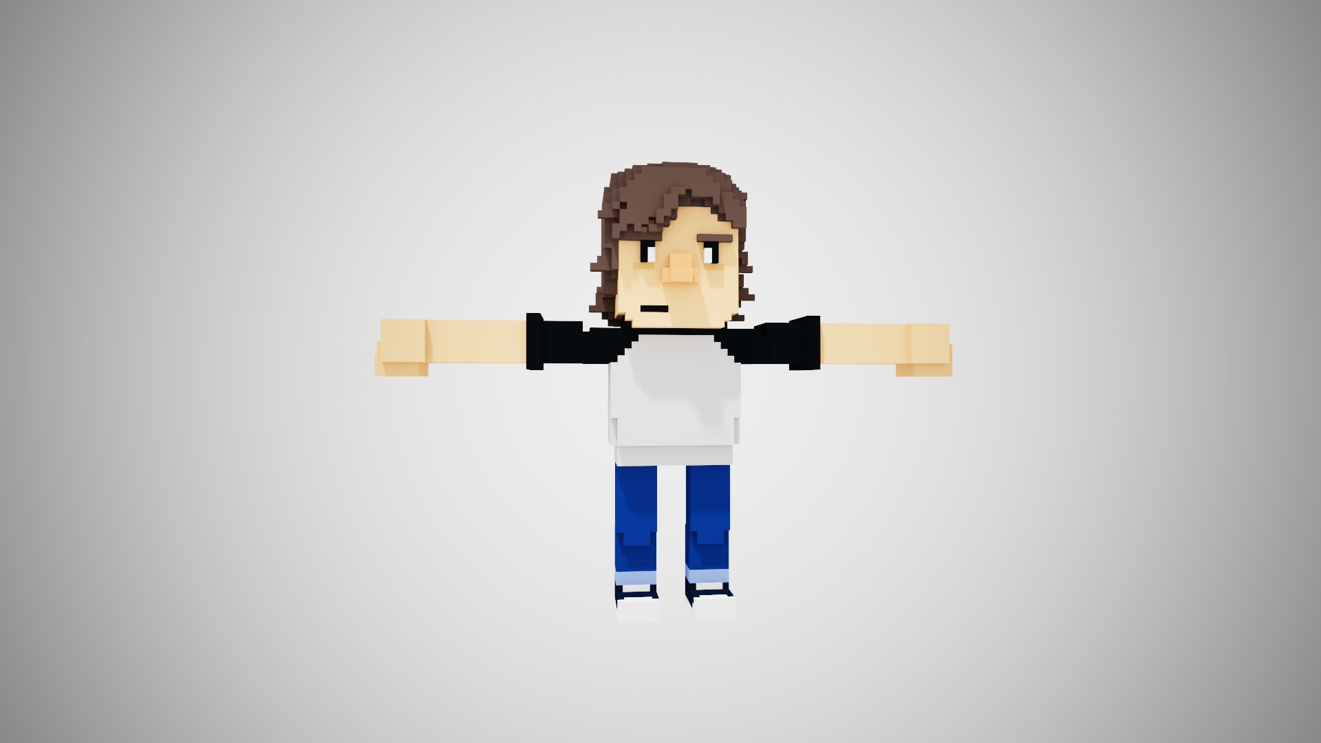 Voxel Man Model - TurboSquid 1831698