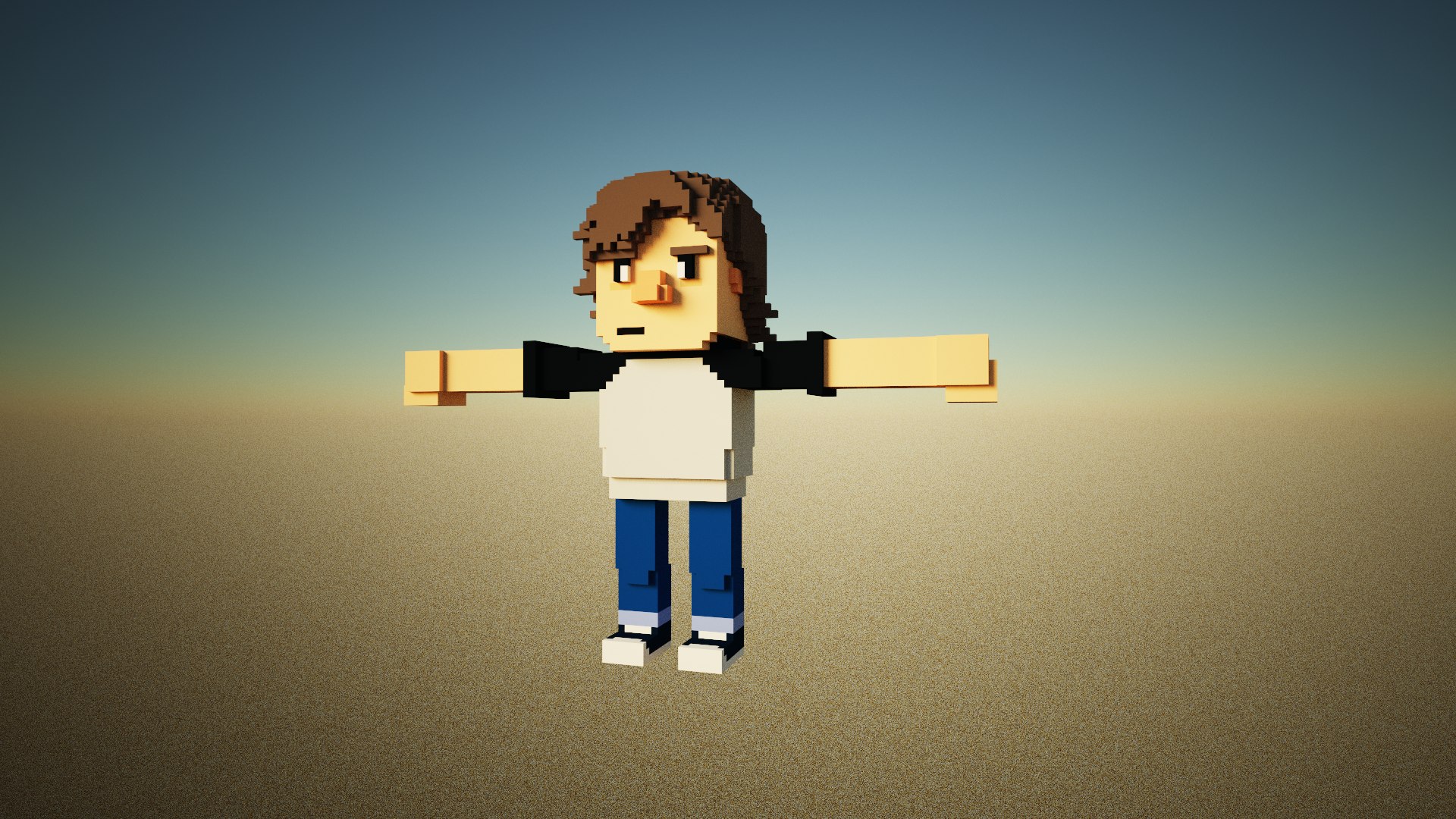 Voxel Man Model - TurboSquid 1831698