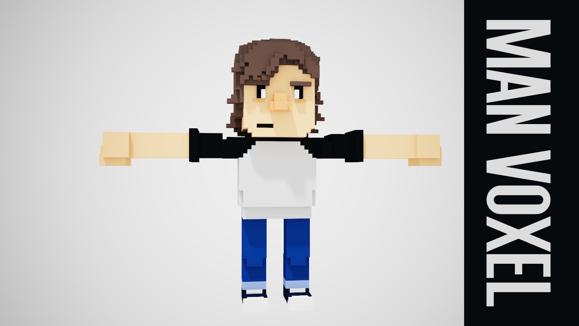 Voxel Man Model - TurboSquid 1831698