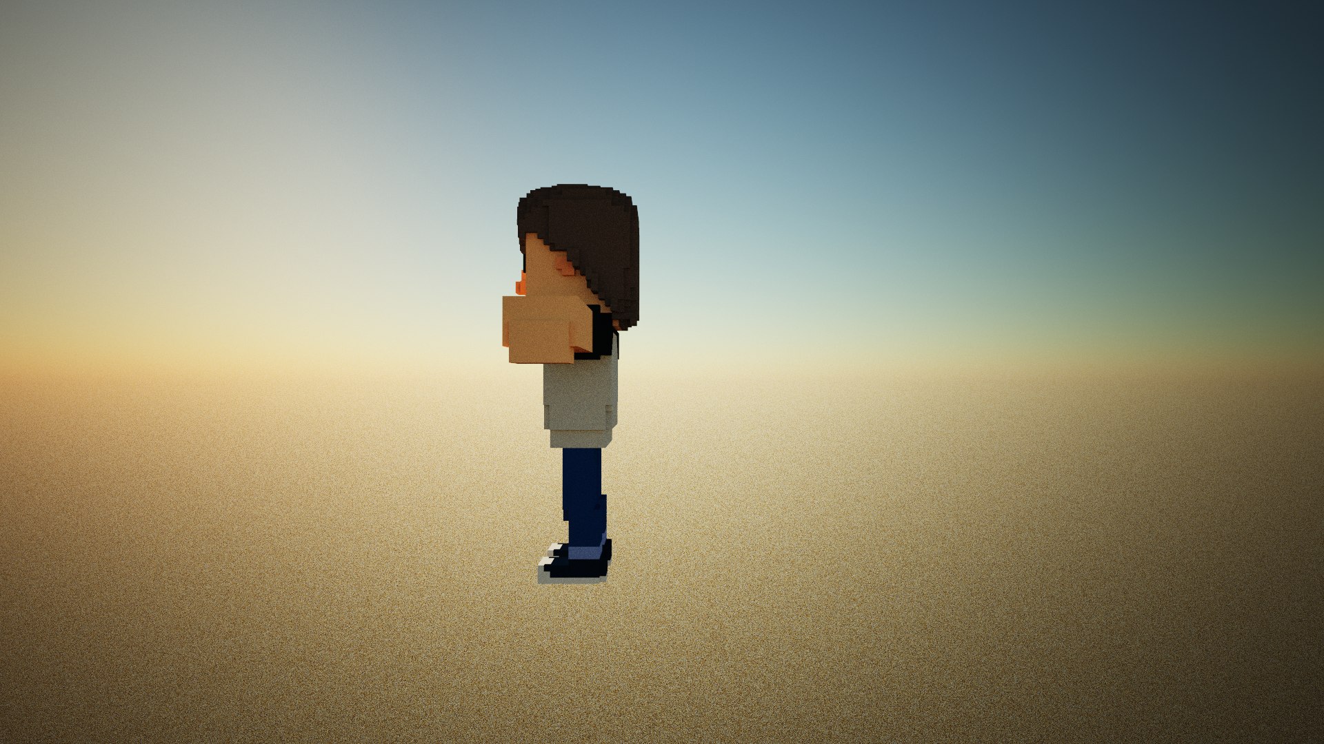 Voxel Man Model - TurboSquid 1831698