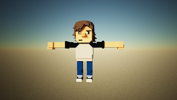 Voxel Man model - TurboSquid 1831698