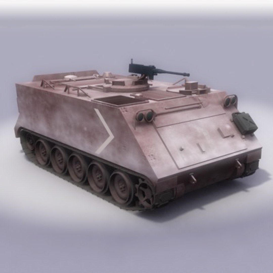 3d model of army m2 bradley