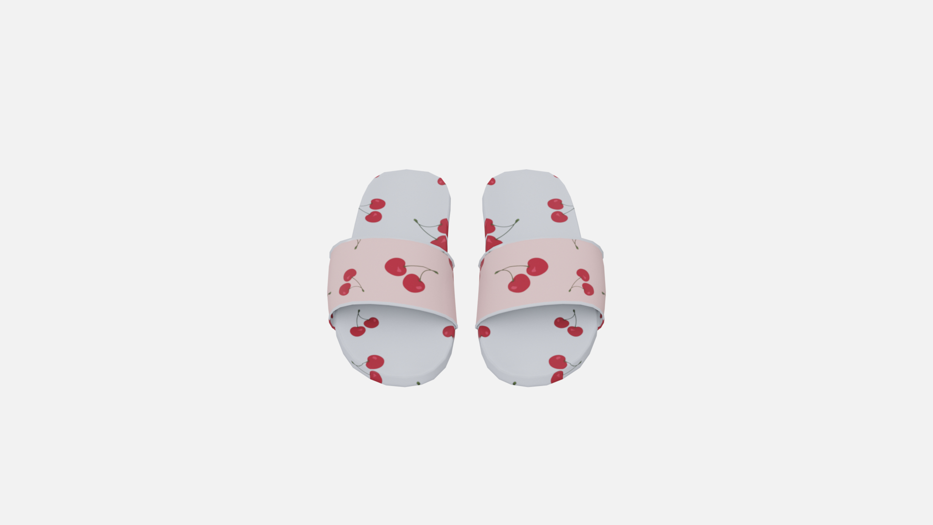3D Cherry slippers model - TurboSquid 1857601