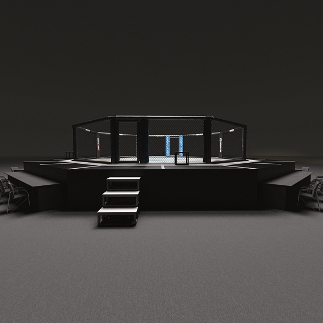 Hd Ufc Octagon Ring Model - TurboSquid 1161813
