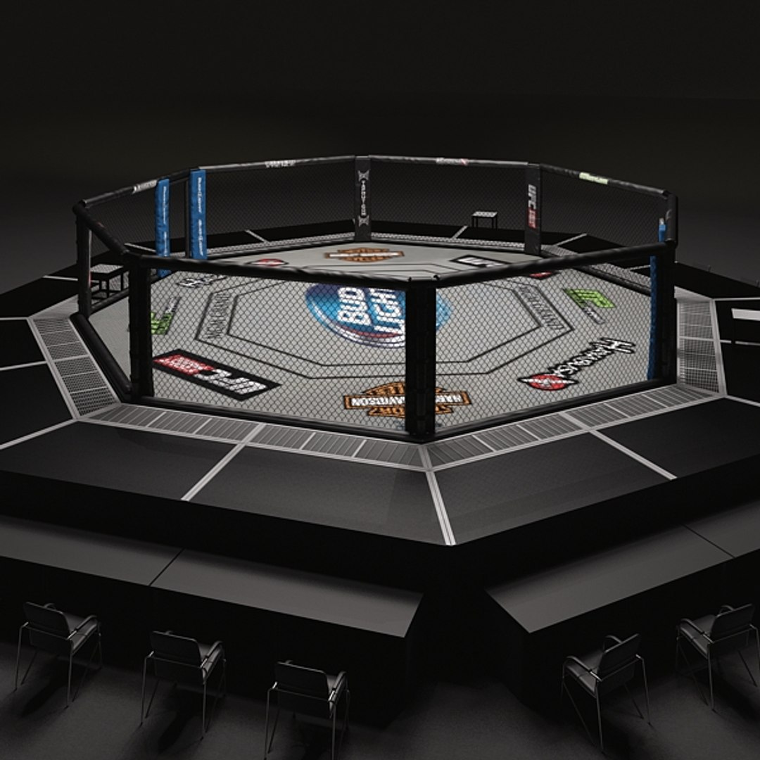 Hd Ufc Octagon Ring Model - TurboSquid 1161813