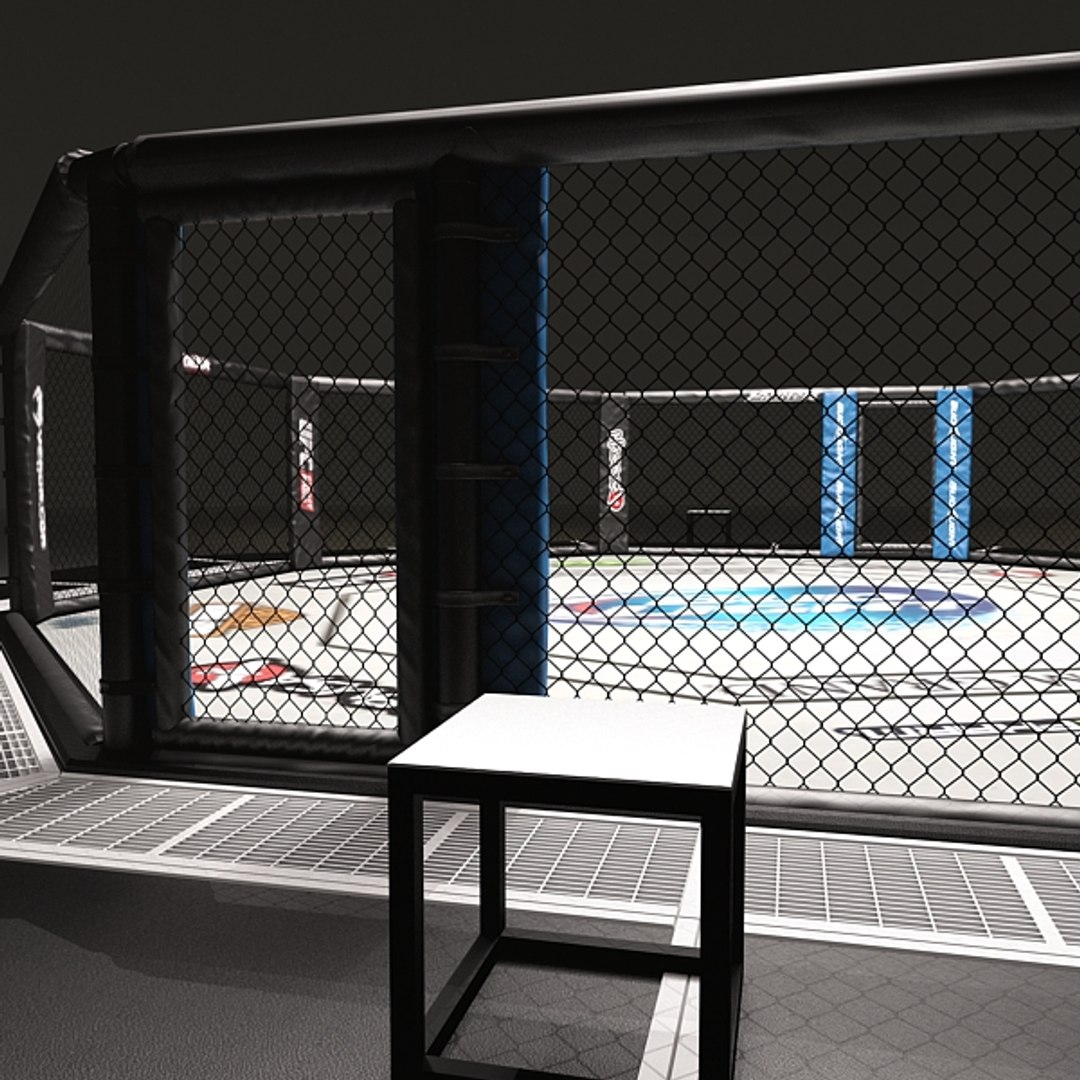Hd Ufc Octagon Ring Model - TurboSquid 1161813