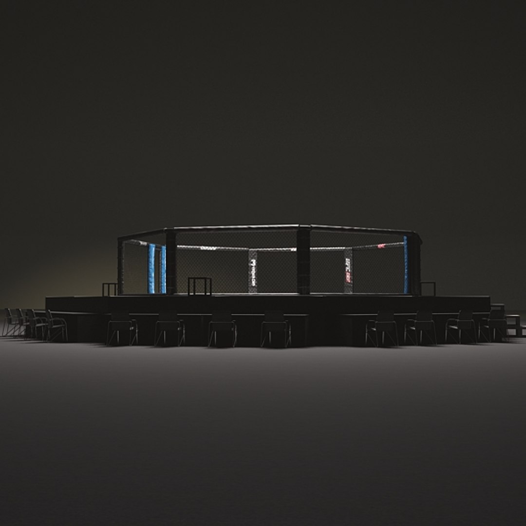 Hd Ufc Octagon Ring Model - TurboSquid 1161813