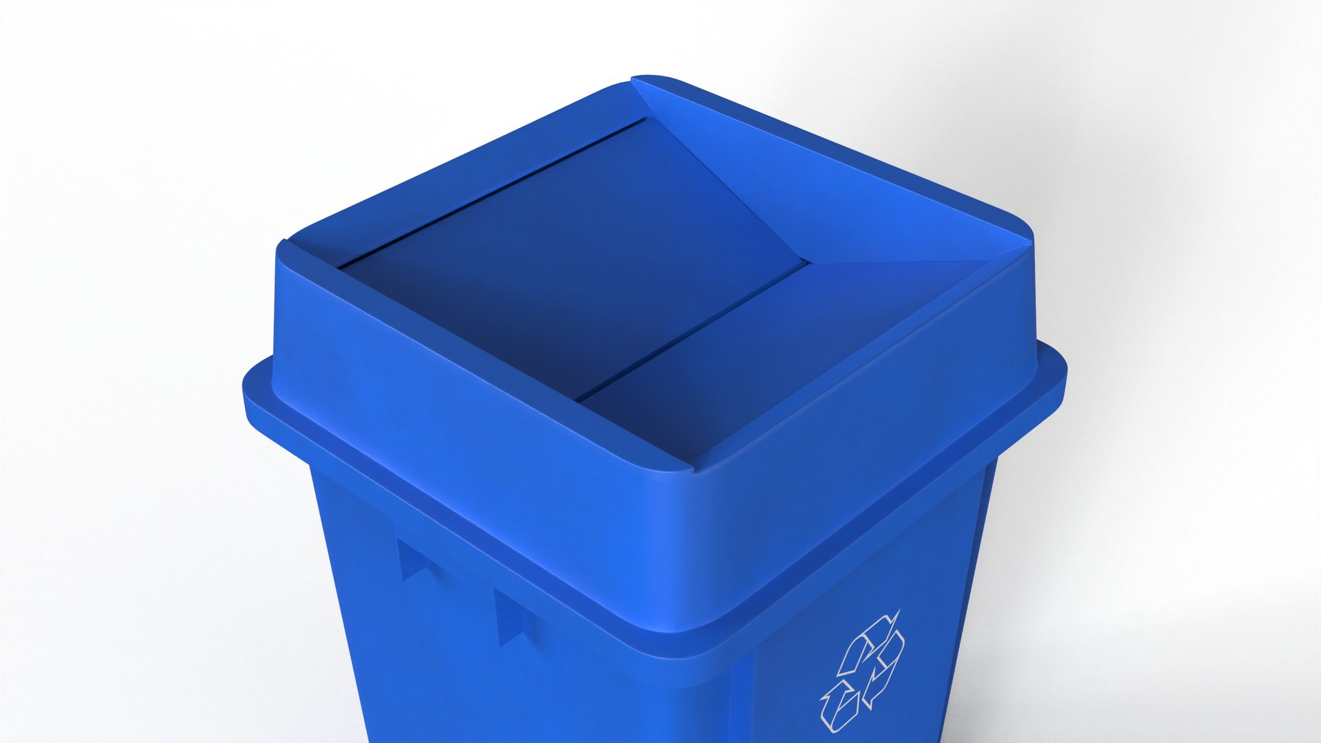3D Recycling Trash Bin Model - TurboSquid 2327098