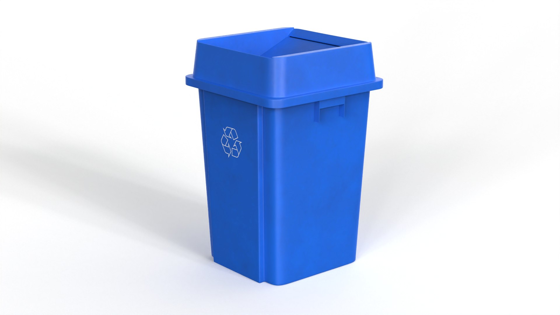 3D Recycling Trash Bin Model - TurboSquid 2327098