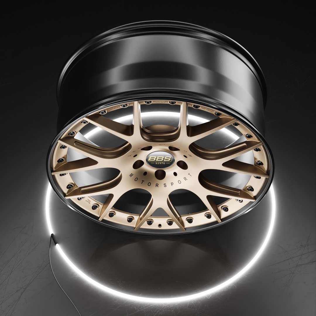 3D BBS CH-R II Car wheel model - TurboSquid 1852672