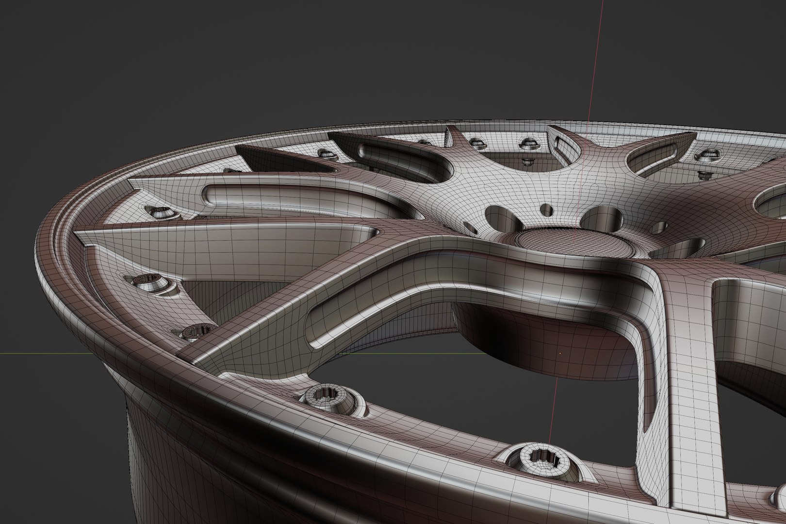 3D BBS CH-R II Car wheel model - TurboSquid 1852672