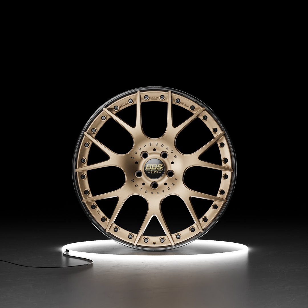 3D BBS CH-R II Car wheel model - TurboSquid 1852672