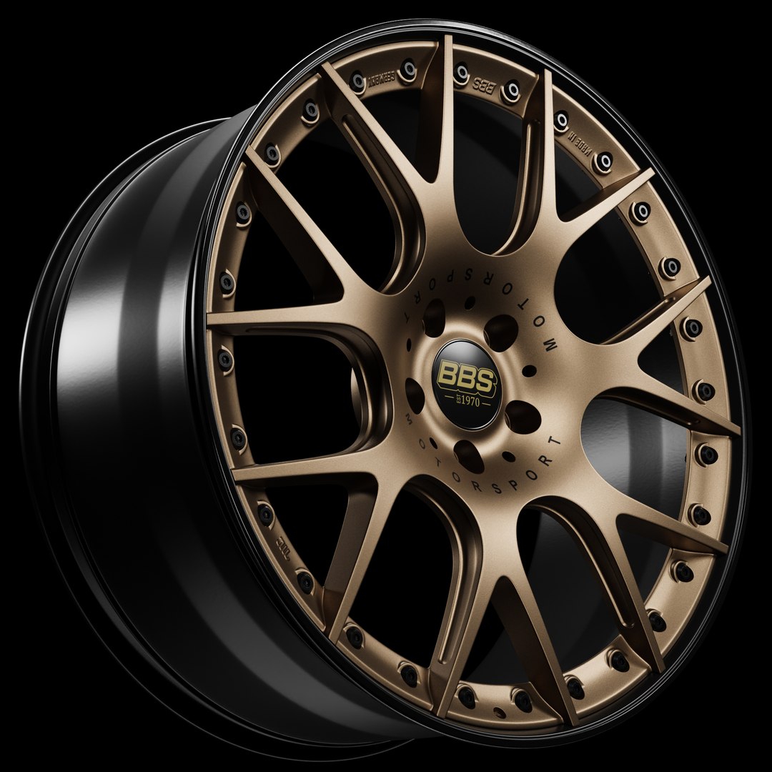 3D BBS CH-R II Car wheel model - TurboSquid 1852672