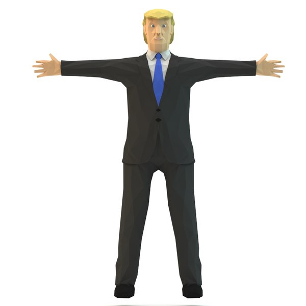 modelo 3d Donald Trump - TurboSquid 1064843