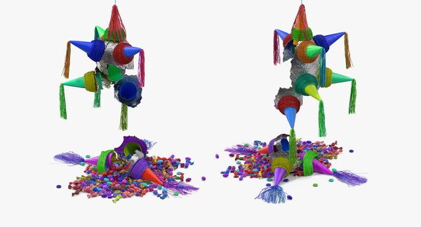 3D smashed star pinata model | 1141920 | TurboSquid