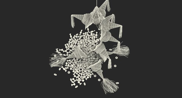 3D smashed star pinata model | 1141920 | TurboSquid