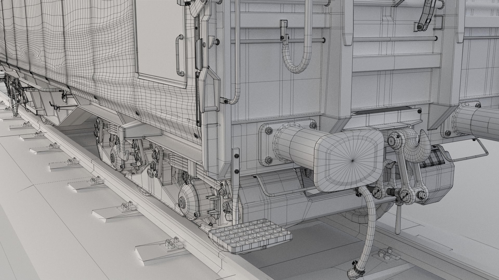 3D Container Train Shimmns Model - TurboSquid 1527233