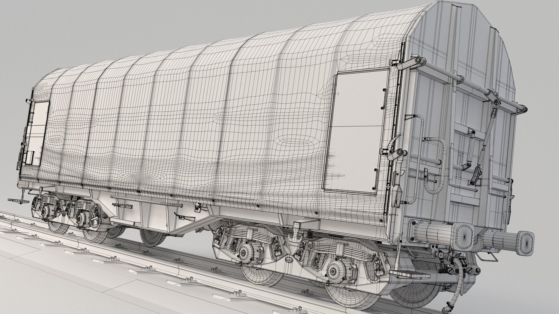 3D Container Train Shimmns Model - TurboSquid 1527233
