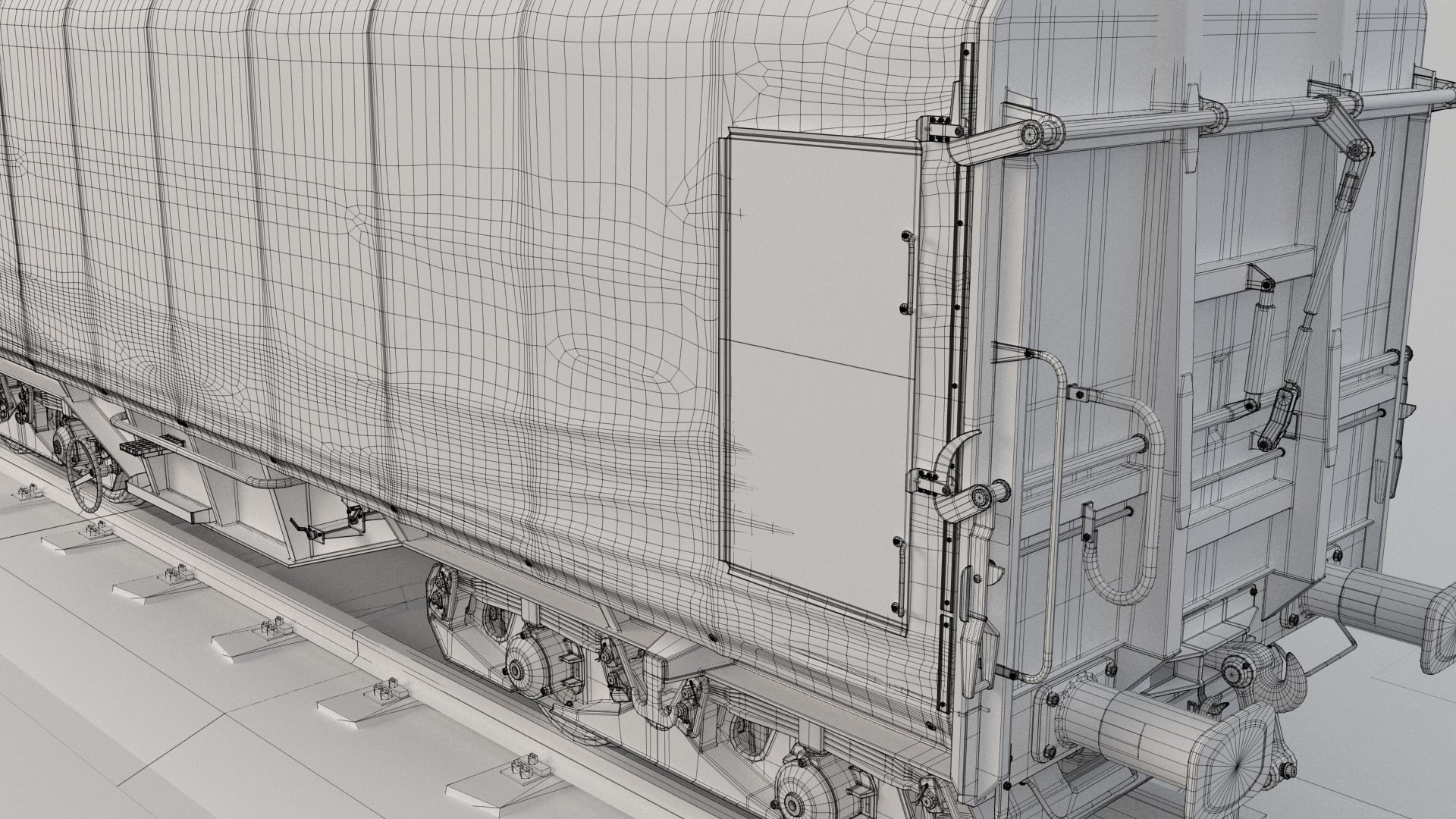 3D Container Train Shimmns Model - TurboSquid 1527233