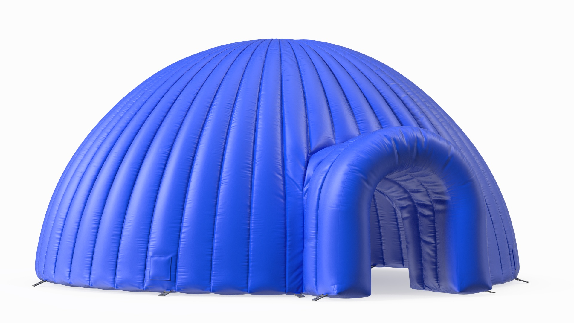 Outdoor Inflatable Igloo Tent Open Blue Model - TurboSquid 2213183
