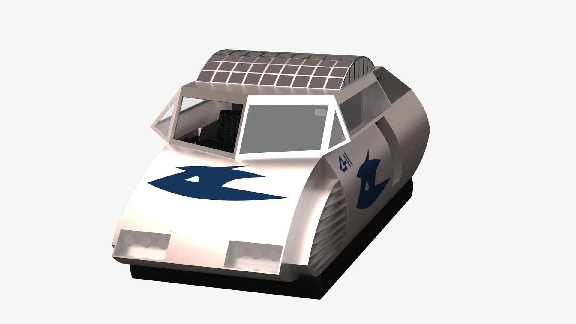 LOGANs RUN Solar Car 3D Model - TurboSquid 1811883