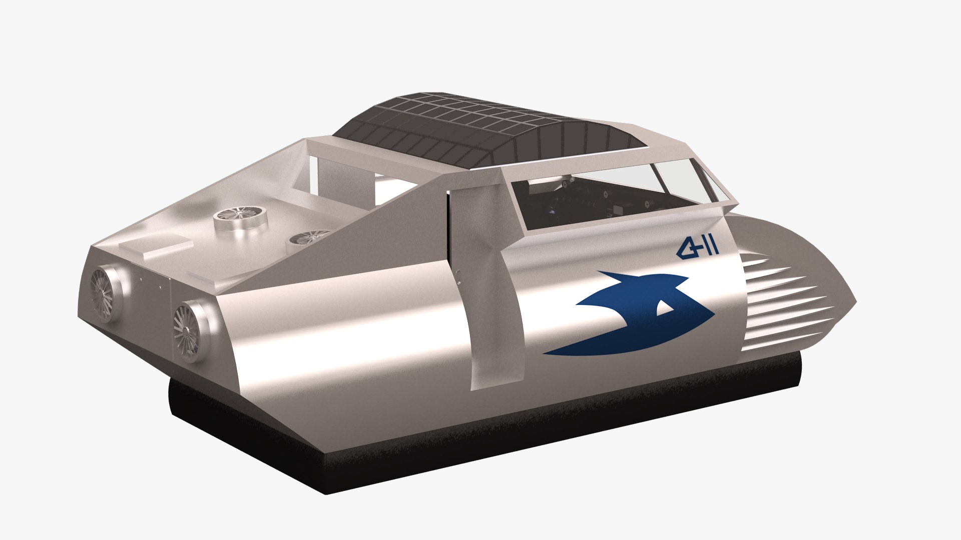 LOGANs RUN Solar Car 3D Model - TurboSquid 1811883