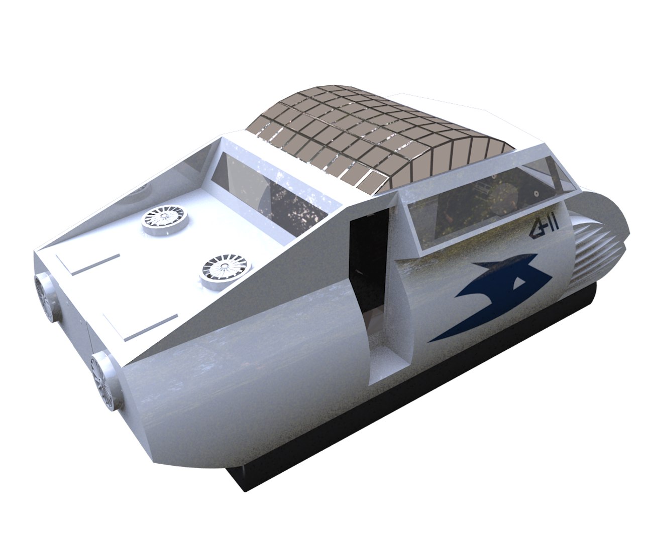 LOGANs RUN Solar Car 3D Model - TurboSquid 1811883
