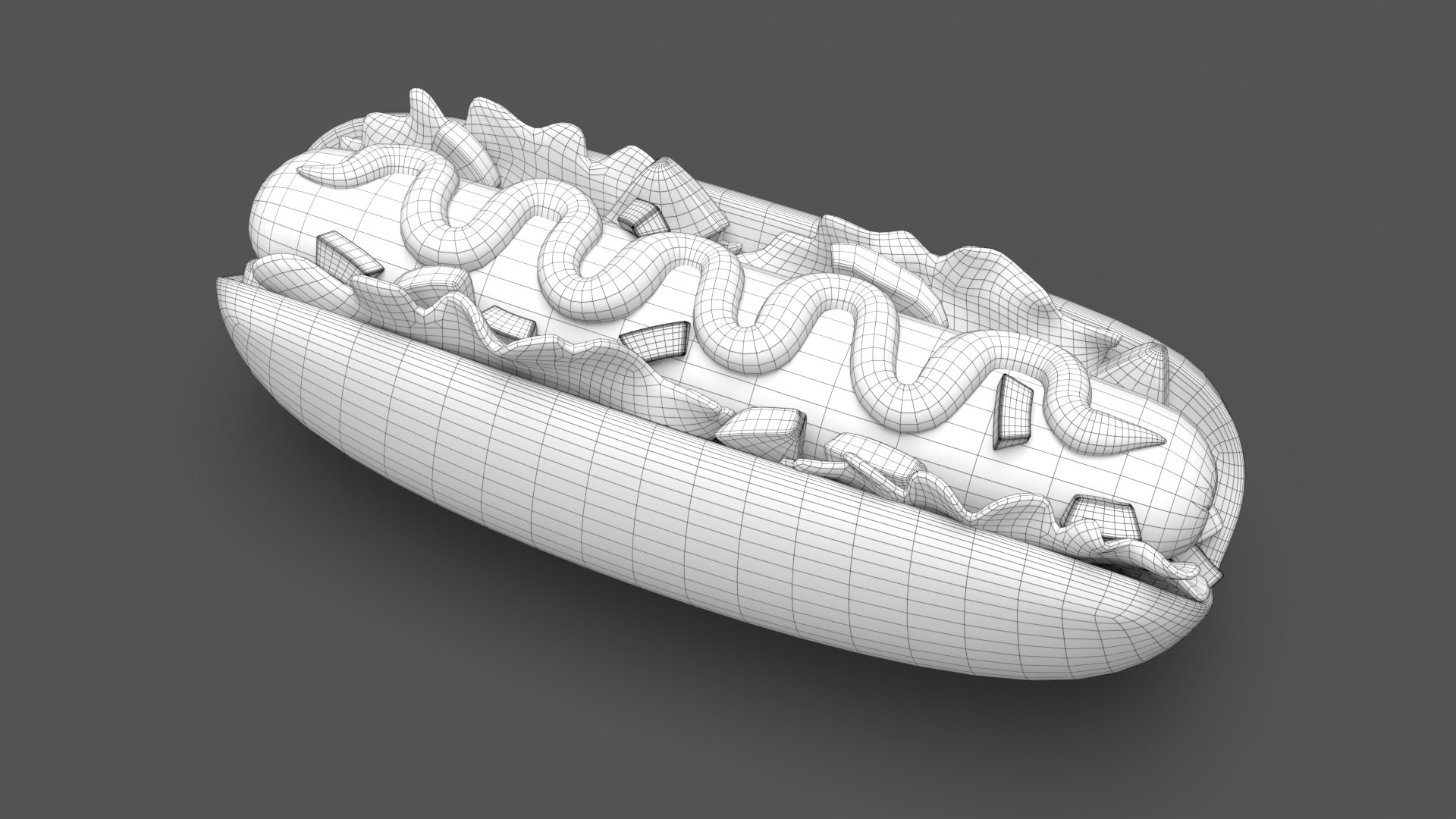 Hot Dog PBR 3D Model - TurboSquid 2328114