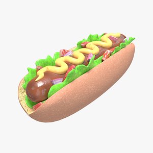 3D Hot Dog Models - Browse & Download Formats - TurboSquid