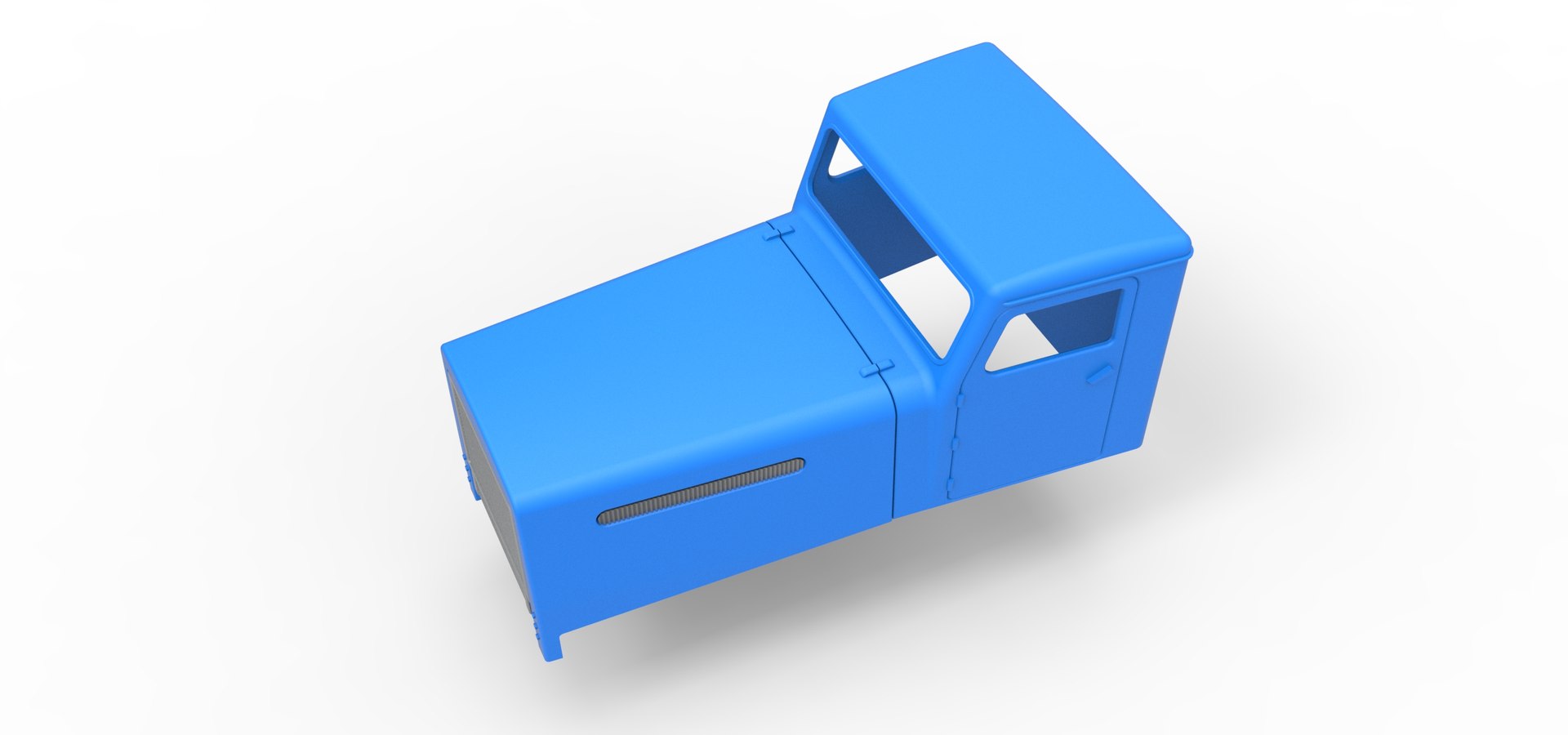 3D Cab Of Vintage GATR Racing Semi Truck Scale 1 To 25 - TurboSquid 2360443