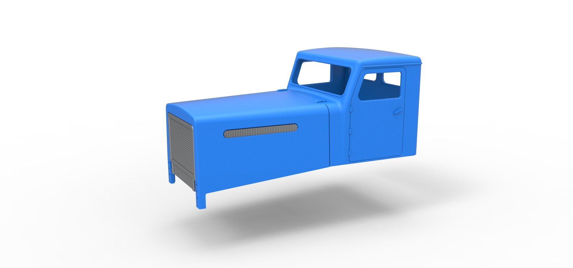 3D Cab Of Vintage GATR Racing Semi Truck Scale 1 To 25 - TurboSquid 2360443
